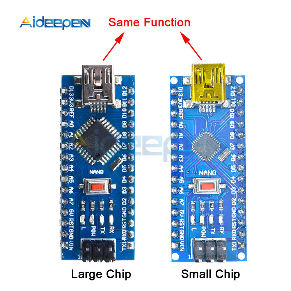 MINI USB Nano V3.0 ATmega328P CH340 Controller Board for Arduino ATmeg ...