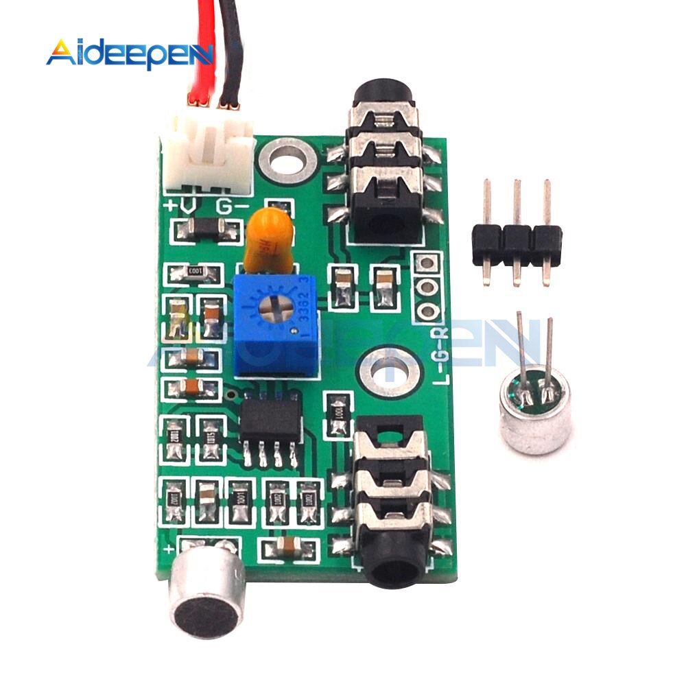 Microphone Pickup Microphone Amplifier Module AC Signal Amplifier Boar ...