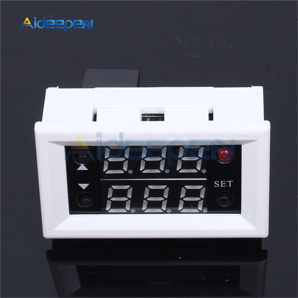 Mini 12V 20A Digital LED Dual Display Timer Relay Module Timing Delay ...