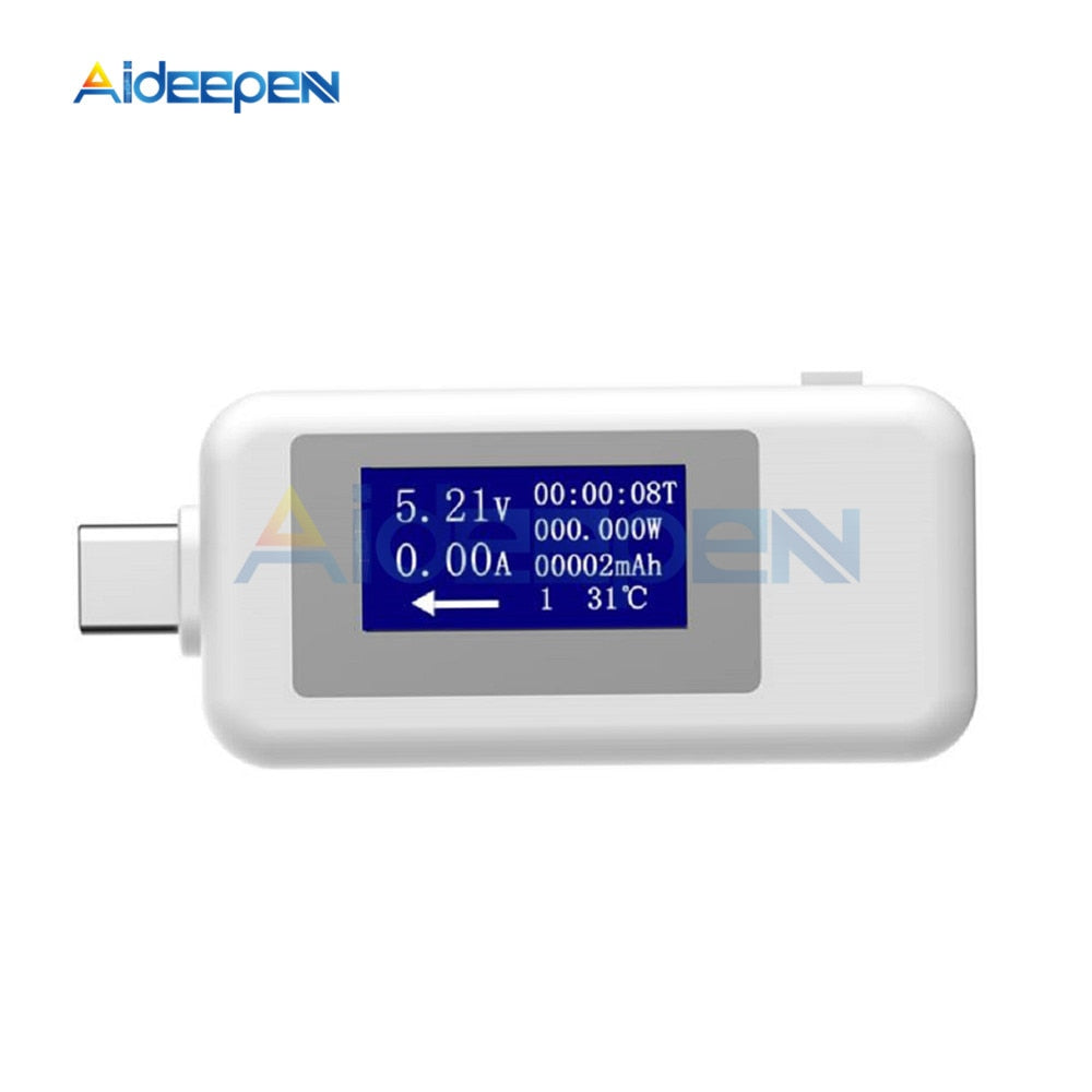 Multi function USB Tester Type C Charger Detector Digital Voltmeter Am ...