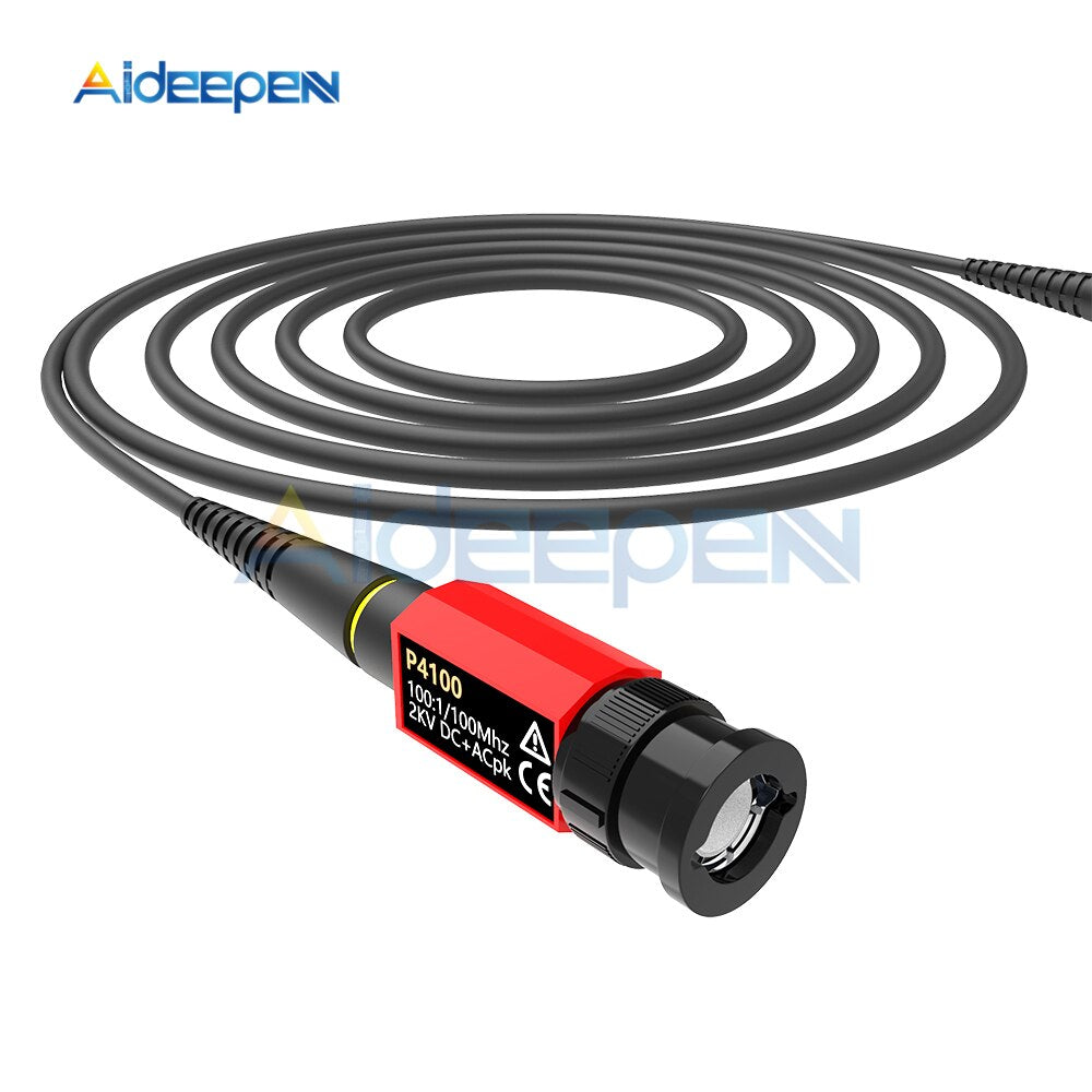P4100 Oscilloscope Probe 100:1 High Voltage Withstand 2KV 100MHz for O ...