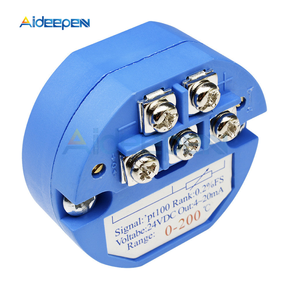 RTD PT100 SBW Temperature Sensor Transmitter 0 200 Degree Range Temper ...