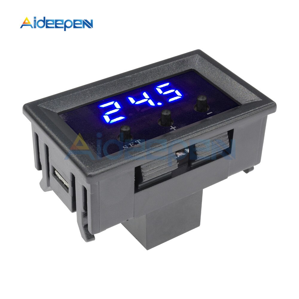 W1209 50~110C LED Temperature Controller Meter Detector NTC Sensor Pro ...