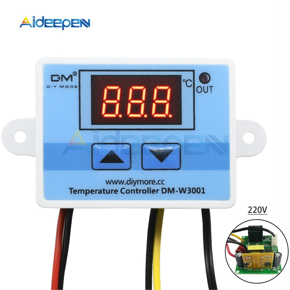 W3001 110V 220V Digital Temperature Controller Thermostat Thermo Incub ...