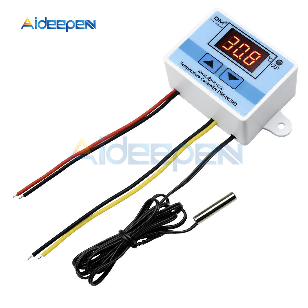 W3001 110V 220V Digital Temperature Controller Thermostat Thermo Incub ...