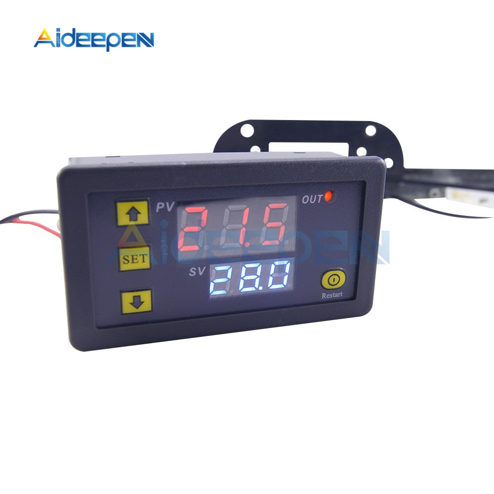 W3230 AC 110V 220V DC12V 24V Digital Thermostat Temperature Controller ...