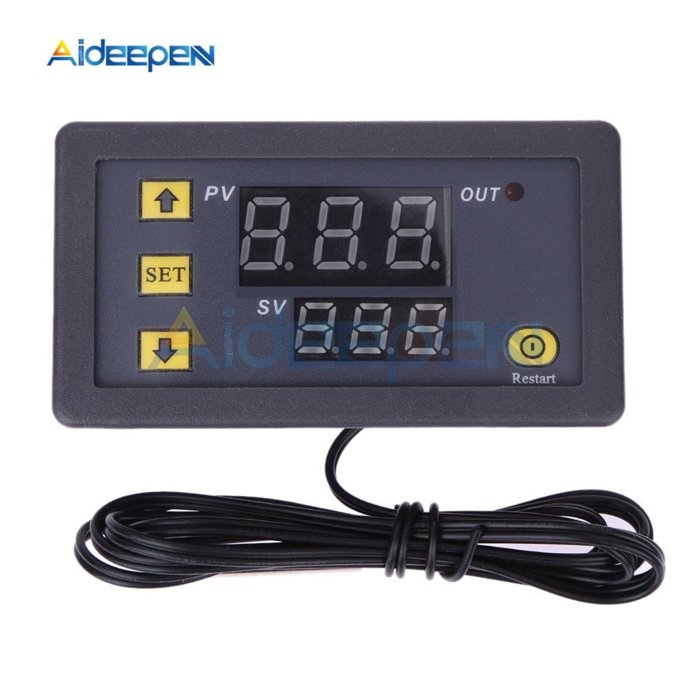 W3230 AC 110V 220V DC12V 24V Digital Thermostat Temperature Controller – Aideepen
