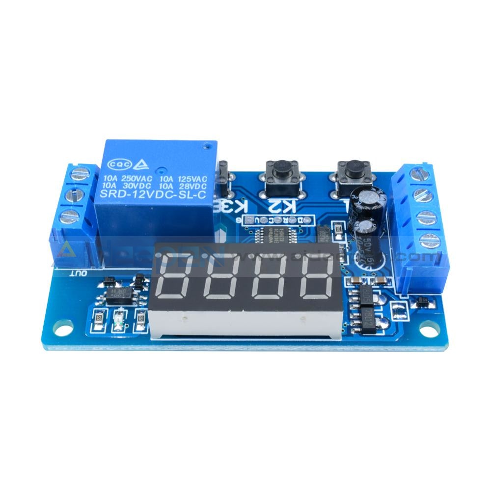 Digital 12V LED Display Timer Automation Delay Relay Programmable Modu – Aideepen