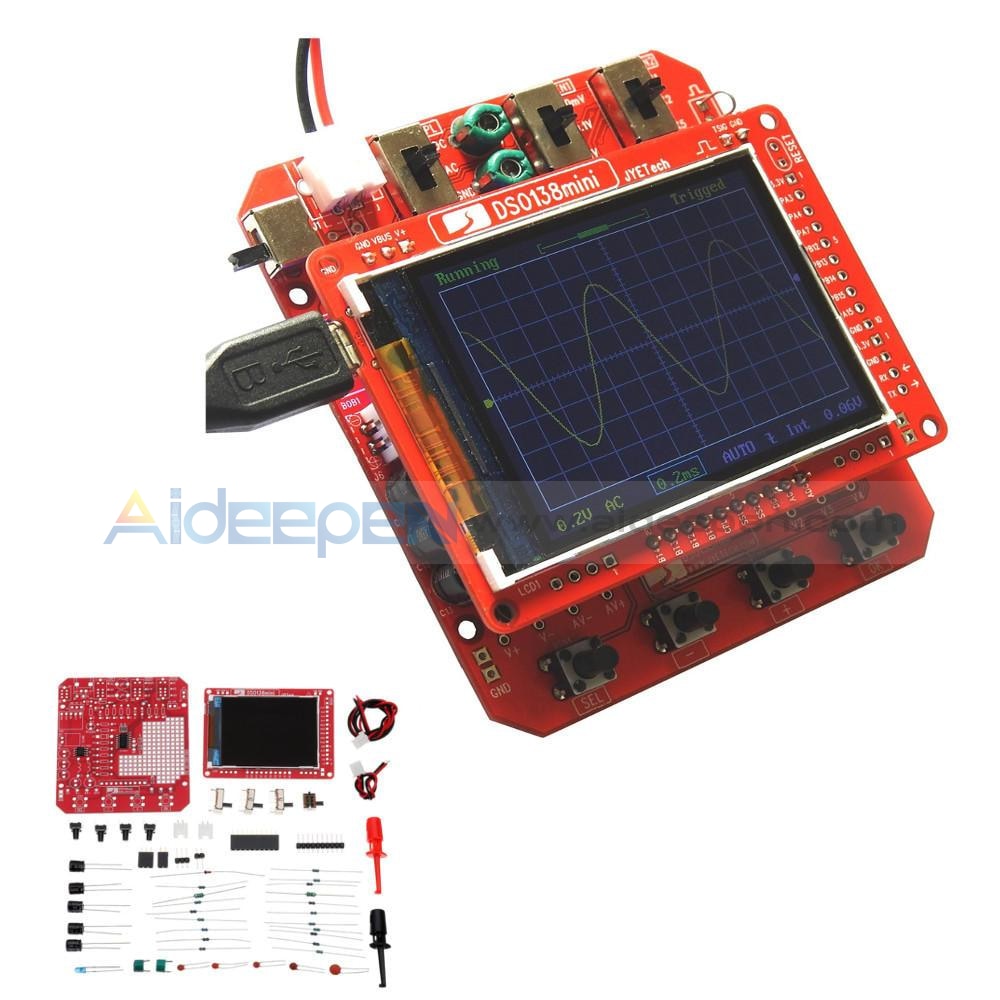 DSO138 Mini Kit Digital Oscilloscope DIY – Aideepen