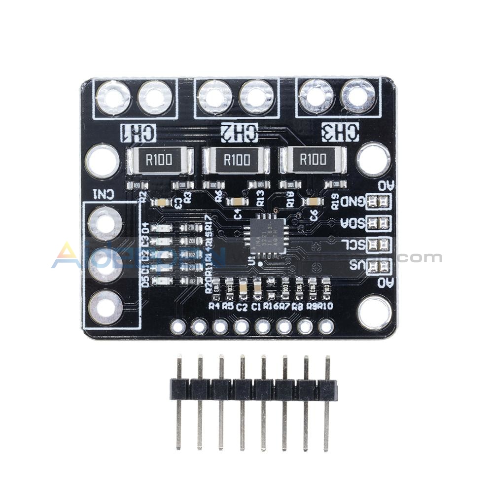 I2C INA3221 Triple-Channel Shunt Current Voltage Monitor Sensor – Aideepen