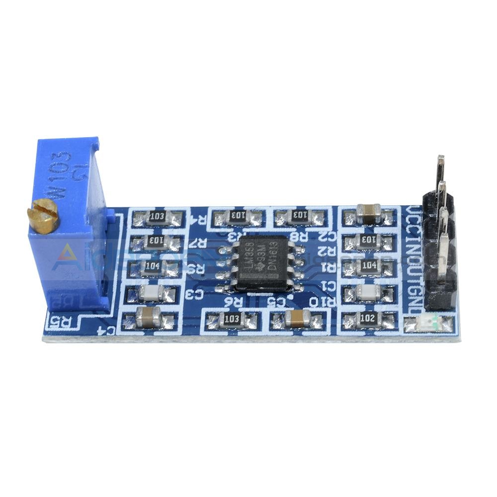 LM358 100 Times Gain Signal Amplifier Amplification Operational Module ...
