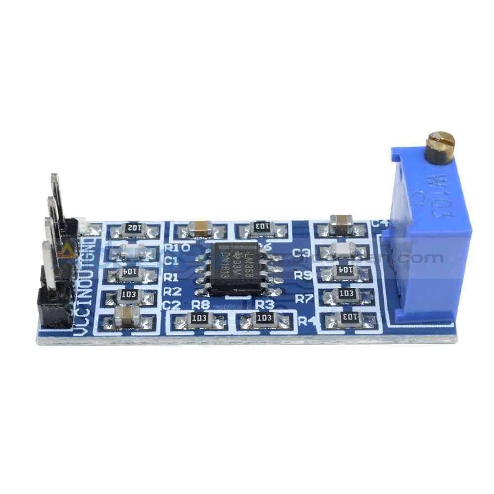 LM358 100 Times Gain Signal Amplifier Amplification Operational Module ...