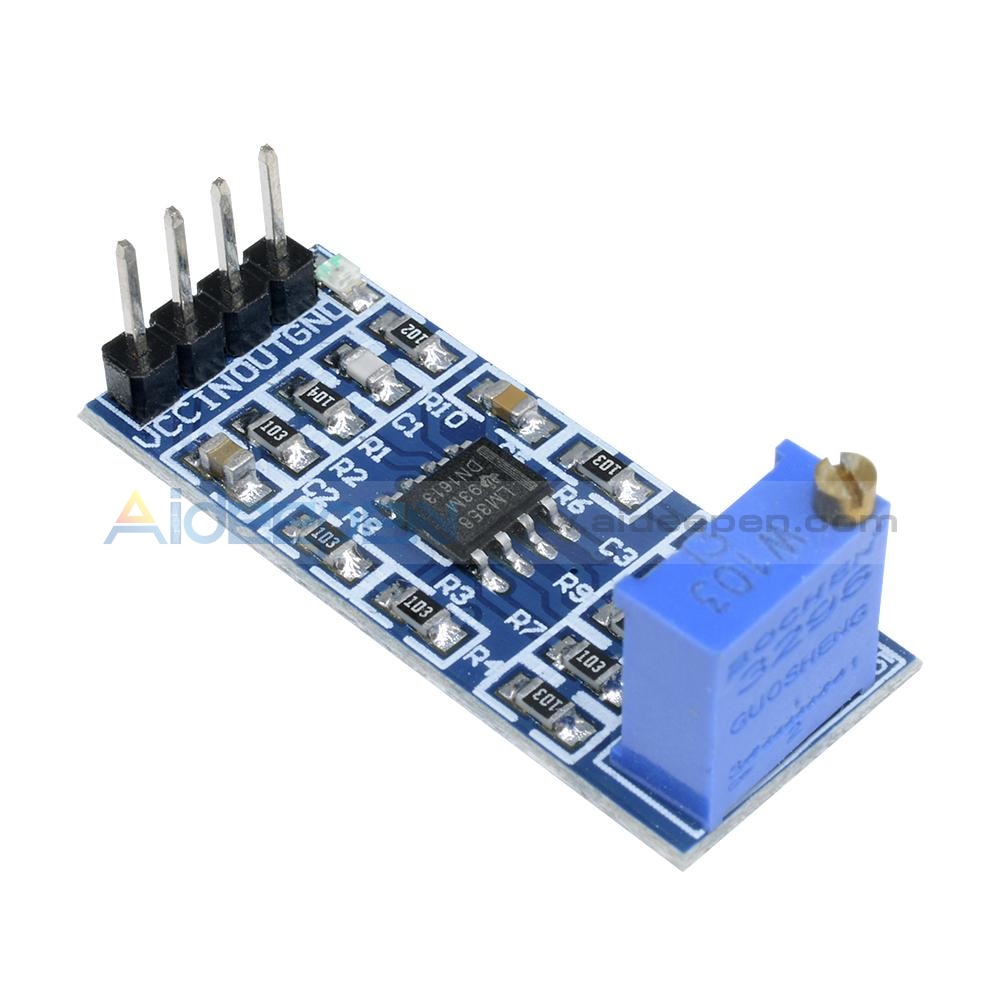 LM358 100 Times Gain Signal Amplifier Amplification Operational Module ...