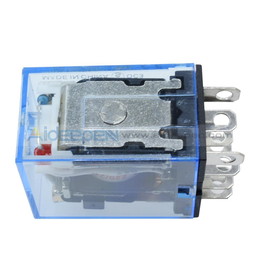 LY2NJ AC 220V 10A /12VDC /24VDC Power Relay Coil 8 Pin LED Lamp Indica ...