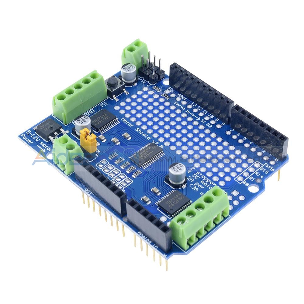 Motor/Stepper/Servo/Robot Shield Expansion Board for Arduino I2C – Aideepen