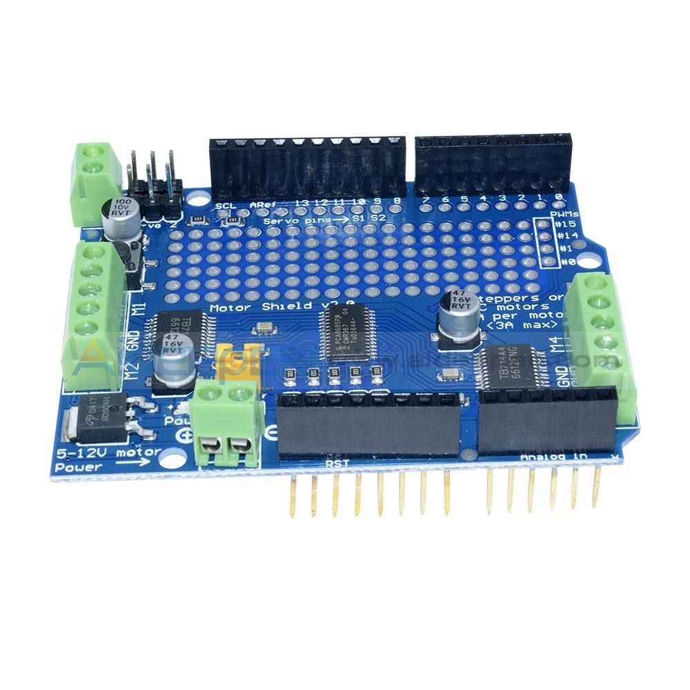Motor/Stepper/Servo/Robot Shield Expansion Board for Arduino I2C – Aideepen