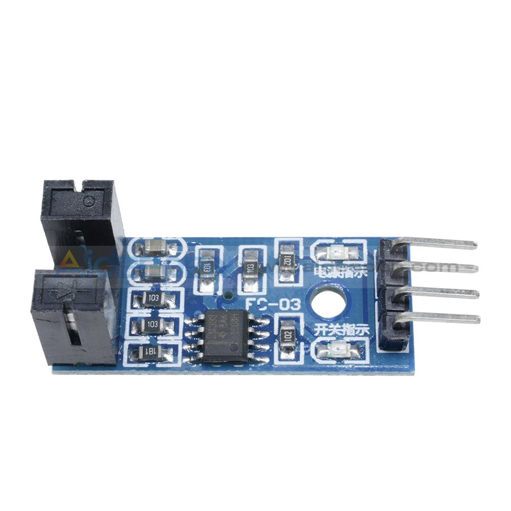 Slot Type Optocoupler Module 3.3V-5V LM393 Comparator for Arduino ...
