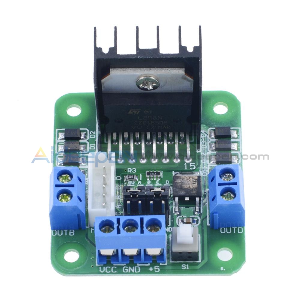 Stepper Motor Drive Controller Board Module L298N Dual H Bridge – Aideepen