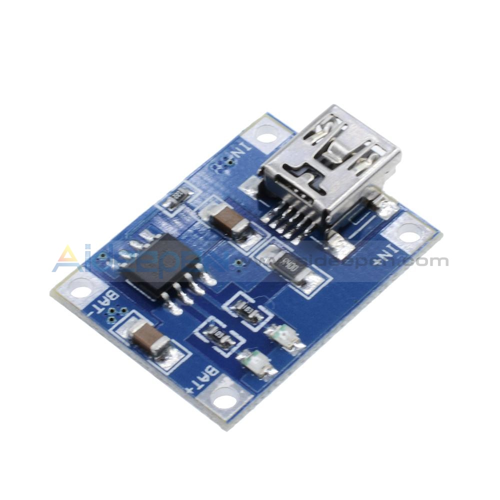 TP4056 5V Mini USB 1A Lithium Battery Charging Board Charger Module ...
