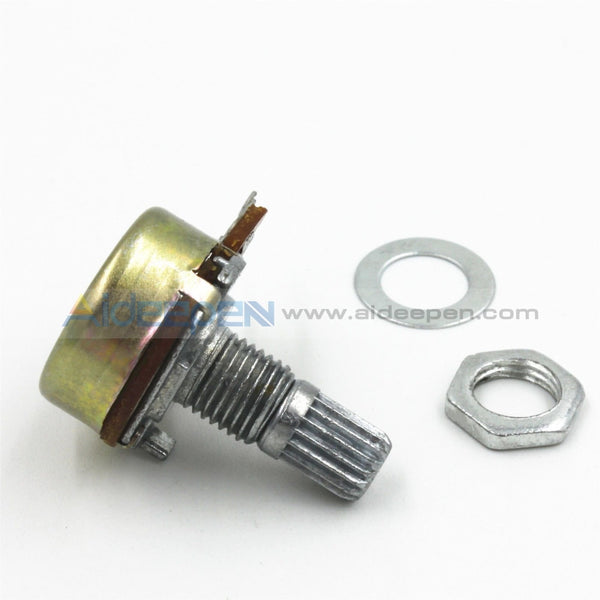 WH148 Type B1K Ohm Linear Taper Rotary Potentiometer Panel Pot 3 Pin B ...