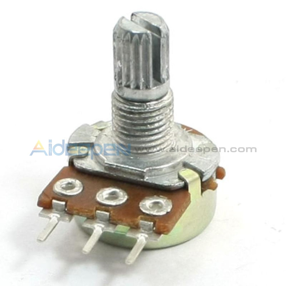 WH148 Type B1K Ohm Linear Taper Rotary Potentiometer Panel Pot 3 Pin B ...