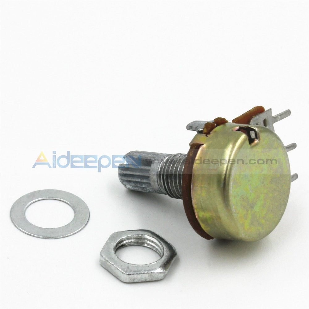 WH148 Type B1K Ohm Linear Taper Rotary Potentiometer Panel Pot 3 Pin B ...